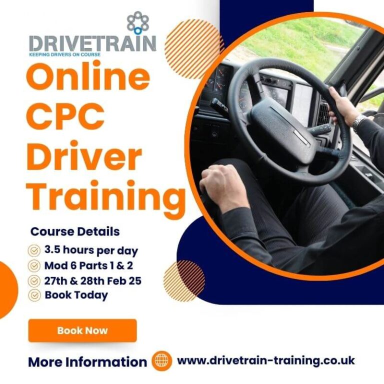CPC Driver Training 2025 Archives | DriveTrain Solutions Ltd Driver CPC ...